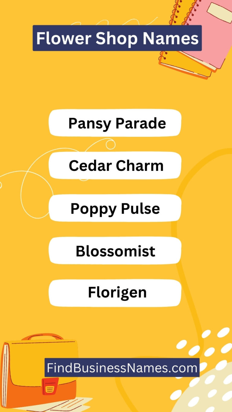 350+ Flower Shop Names (Funny and Unique Ideas!)