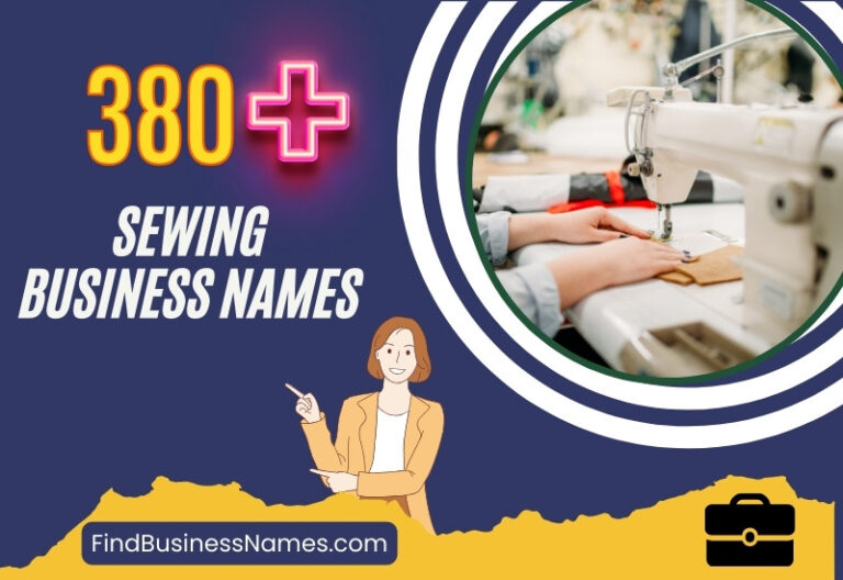 380+ Sewing Business Names (Handmade and Custom Design)